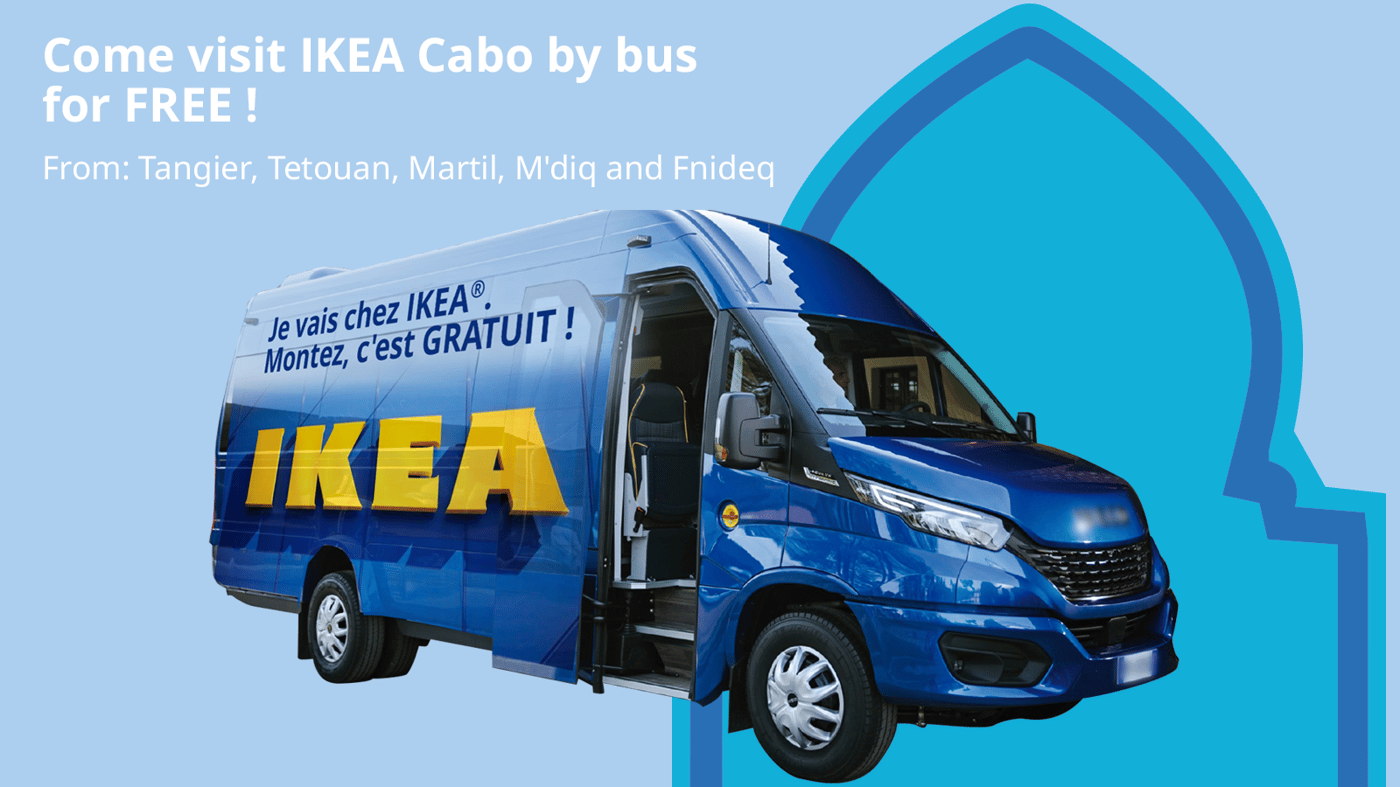 IKEA Cabo Shuttle Bus service - IKEA