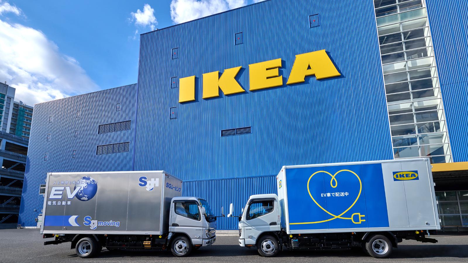 イケア、EVトラックを新たに17台導入しゼロエミッション配送を加速｜IKEA【公式】 - IKEA