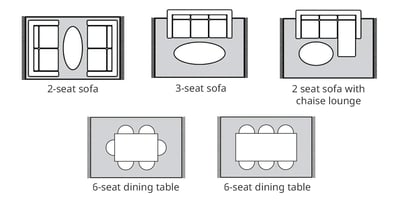 How to choose the rug size? - IKEA