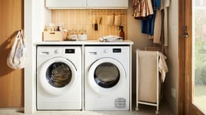 Complete laundry set-up for washing, drying & storage - IKEA