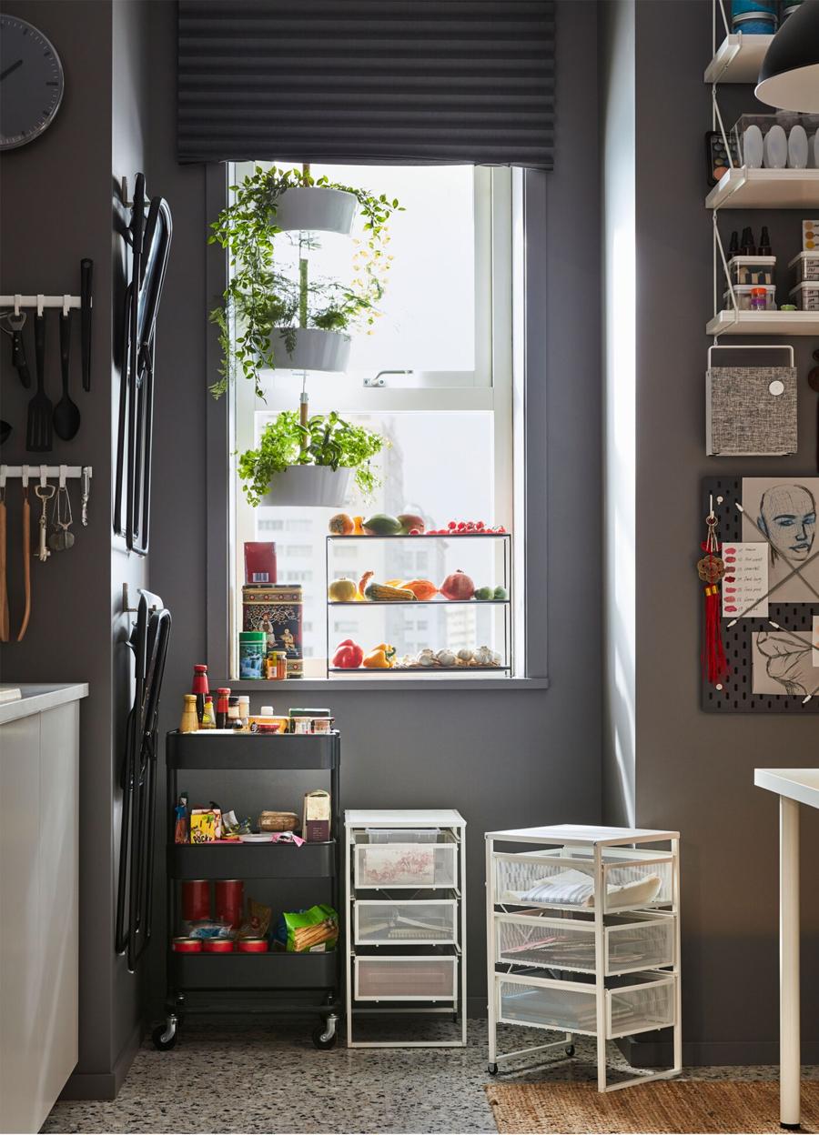 A study space during the day, a dining room at night - IKEA