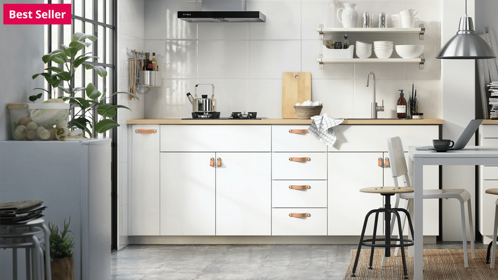 Matt White Kitchen - METOD Kitchen System - IKEA