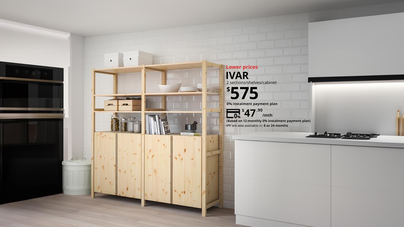 Storage & Organisation - IVAR Shelving System - IKEA
