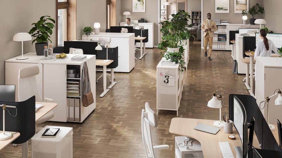 Furniture for high focus offices with a modern touch - IKEA