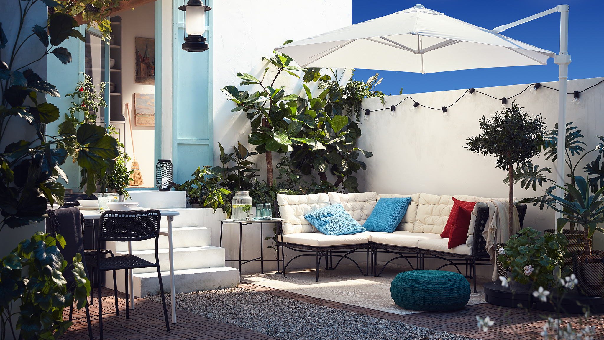 A patio that feels just like a vacation - IKEA