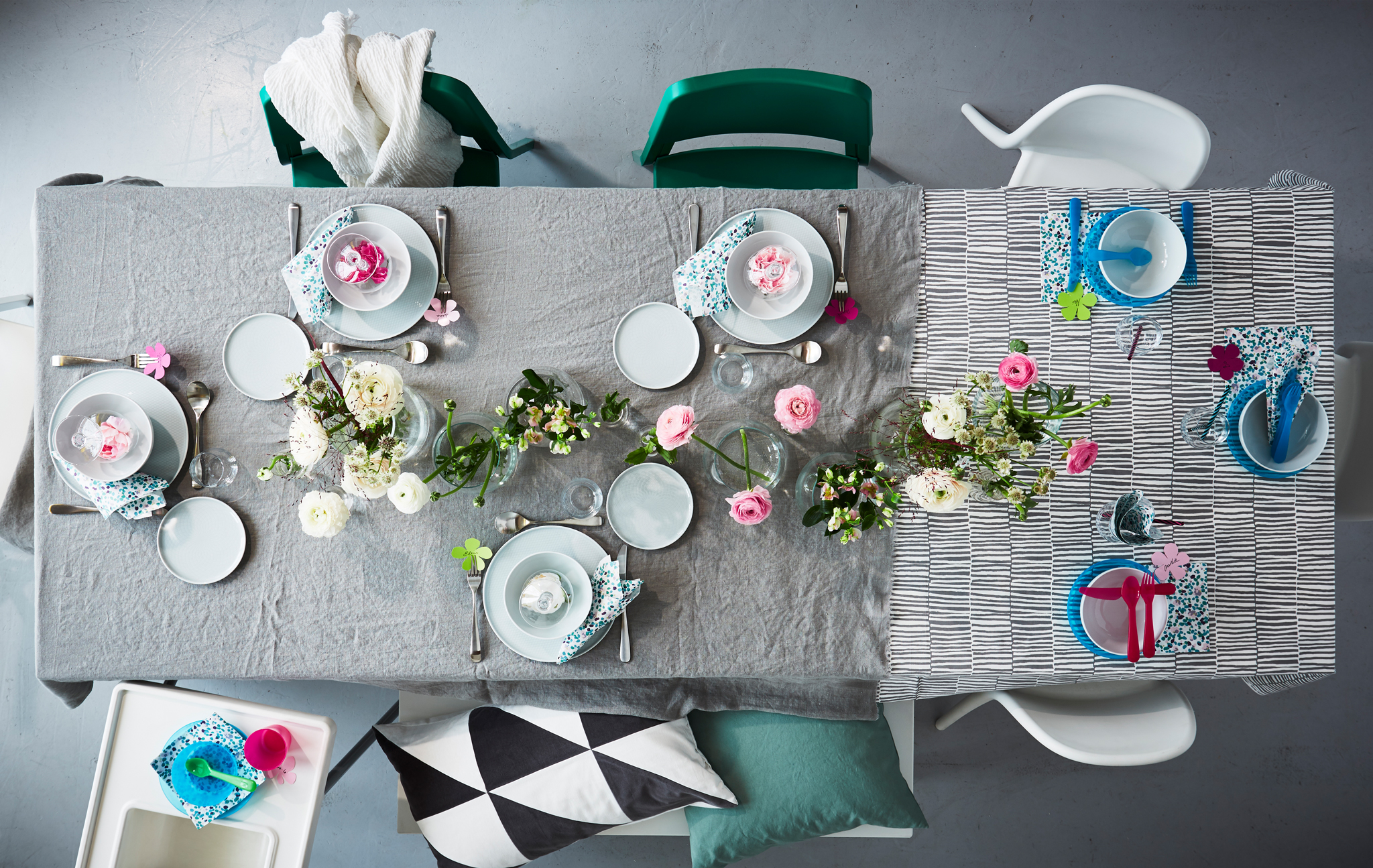 A fresh table setting for the family - IKEA UK