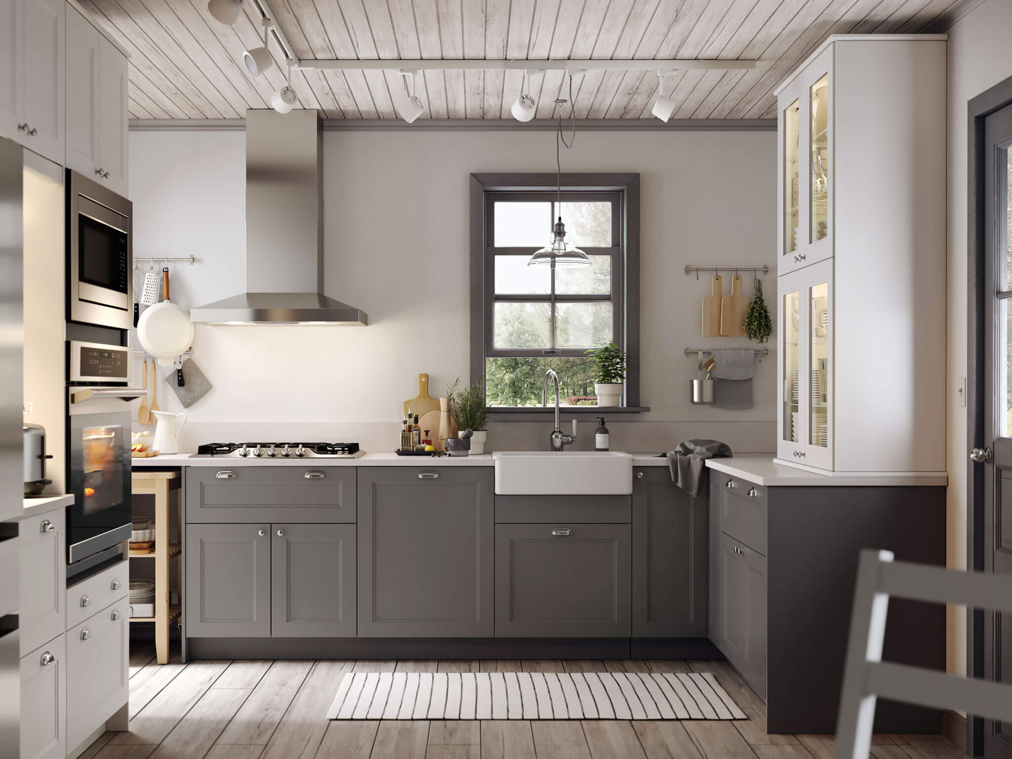 Modern Gray Kitchen Cabinets – AXSTAD Kitchen Series - IKEA