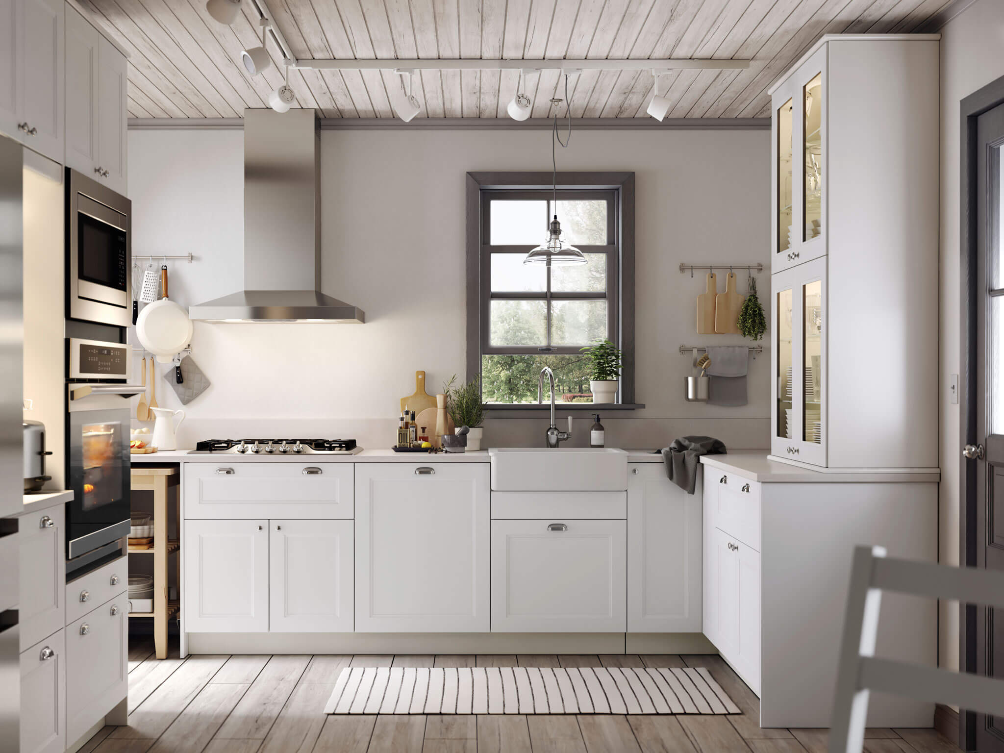 Modern White Kitchen Cabinets - AXSTAD Kitchen Series - IKEA