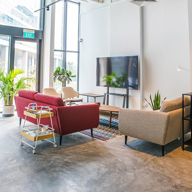 Industrial styled open office - IKEA Malaysia