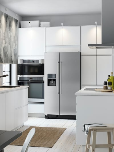 Give an open modern look to your kitchen with VOXTORP - IKEA | IKEA ...