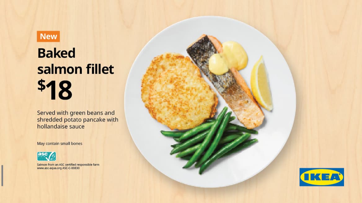 IKEA Mains Menu Australia | Restaurant Food Menu - IKEA