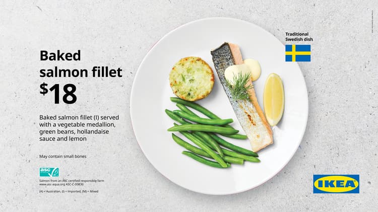 IKEA Mains Menu Australia | Restaurant Food Menu - IKEA Australia
