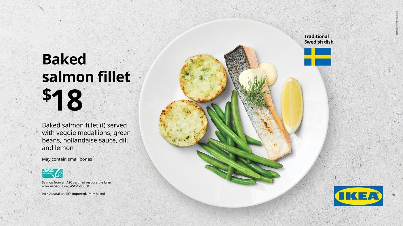 IKEA Mains Menu Australia | Restaurant Food Menu - IKEA