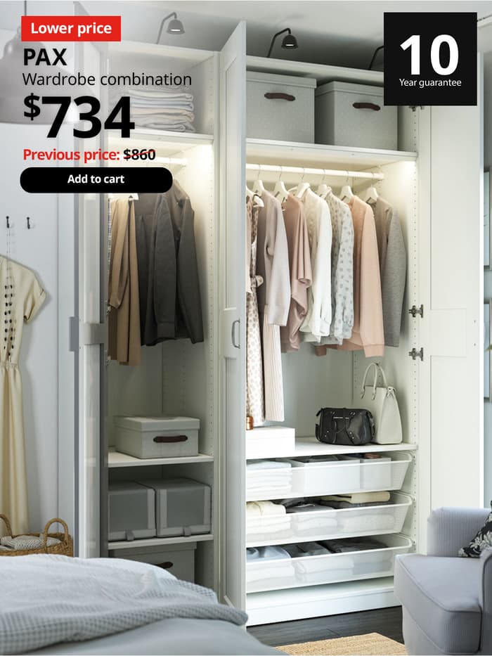 PAX Wardrobe System for Storage & Organisation - IKEA