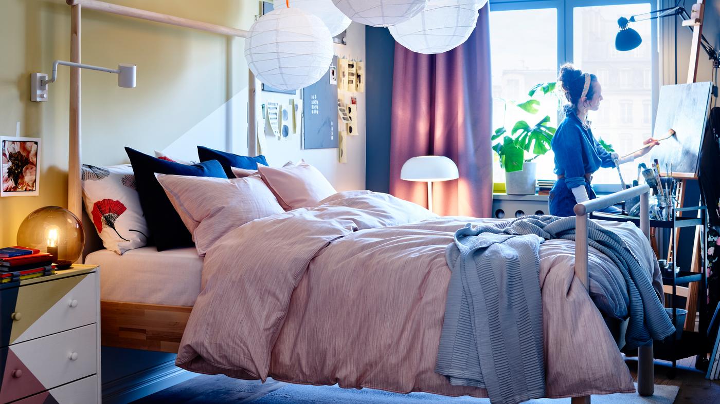 A bedroom filled with personality and creativity - IKEA