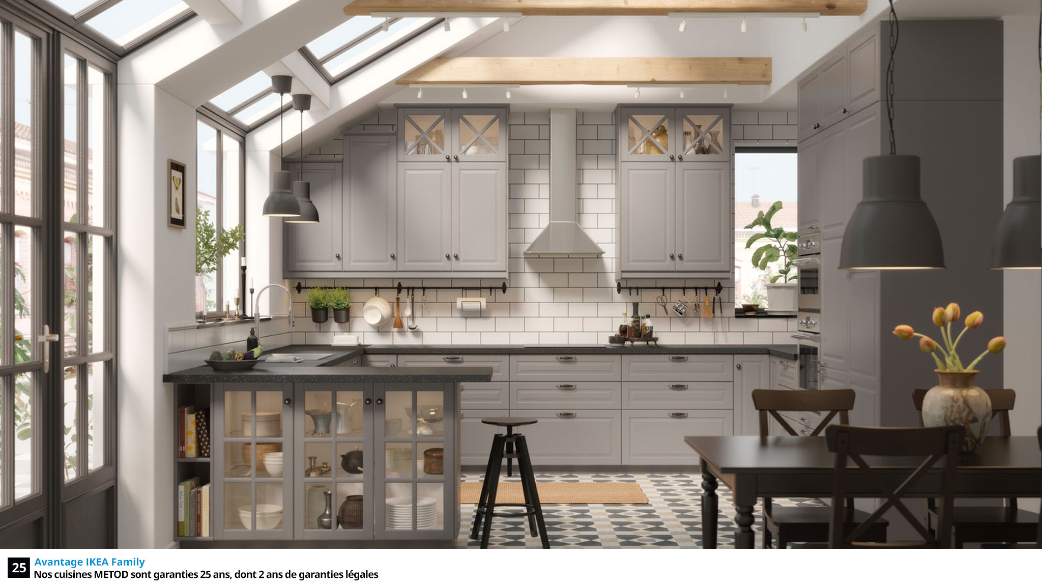 Cuisines METOD finition BODBYN gris - IKEA