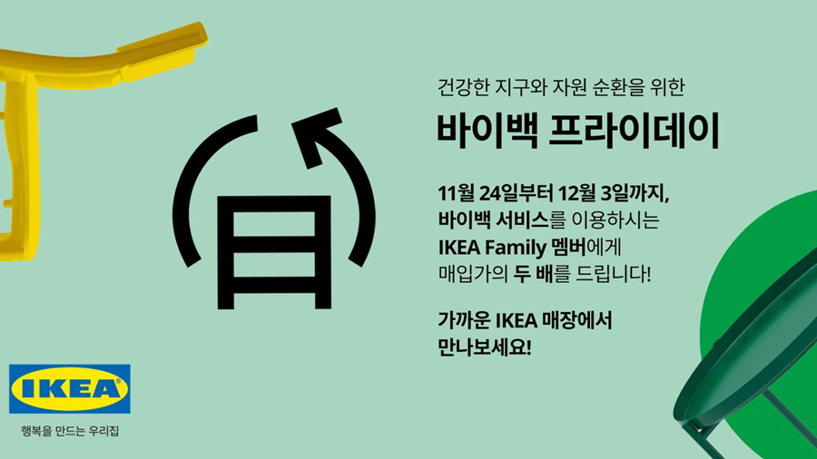 ‘Buyback Friday’ promotion for sustainable living - IKEA