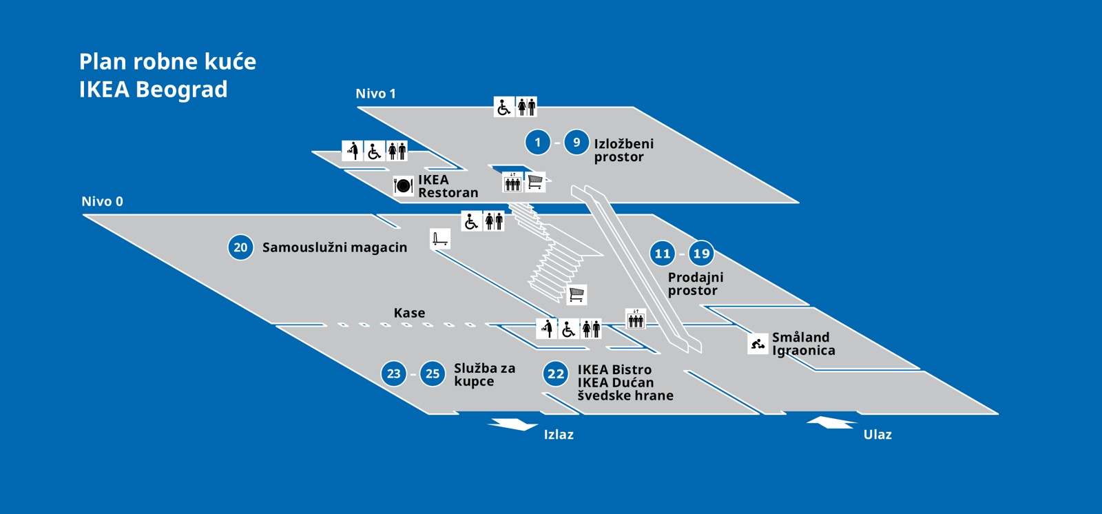 Mapa robne kuće IKEA - IKEA