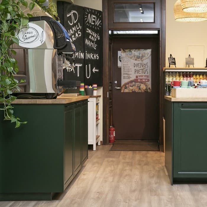 Self-service area in a family restaurant - IKEA Lithuania