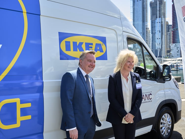 New electric vehicles delivering for IKEA Australia - IKEA
