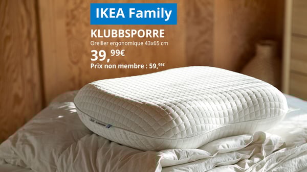 Oreiller : ergonomique, mémoire de forme - Traversin - IKEA