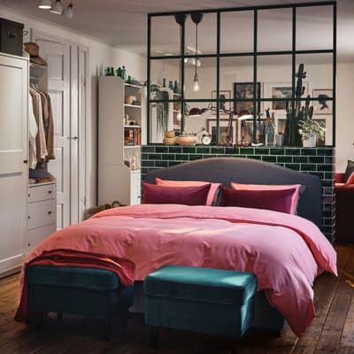 A bedroom filled with personality and creativity - IKEA