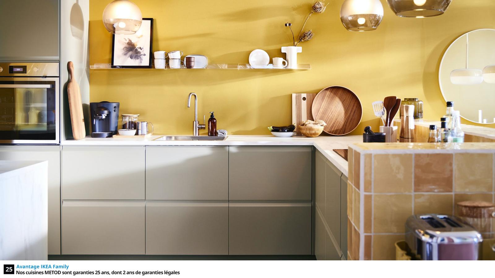 Cuisines METOD finition UPPLÖV beige - IKEA