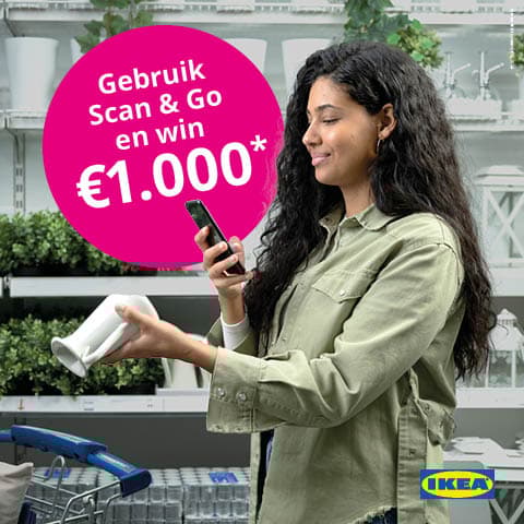 Win €1000 met Scan&Go - IKEA