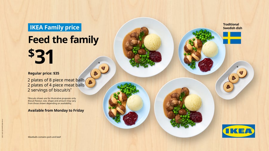 IKEA Mains Menu Australia | Restaurant Food Menu - IKEA