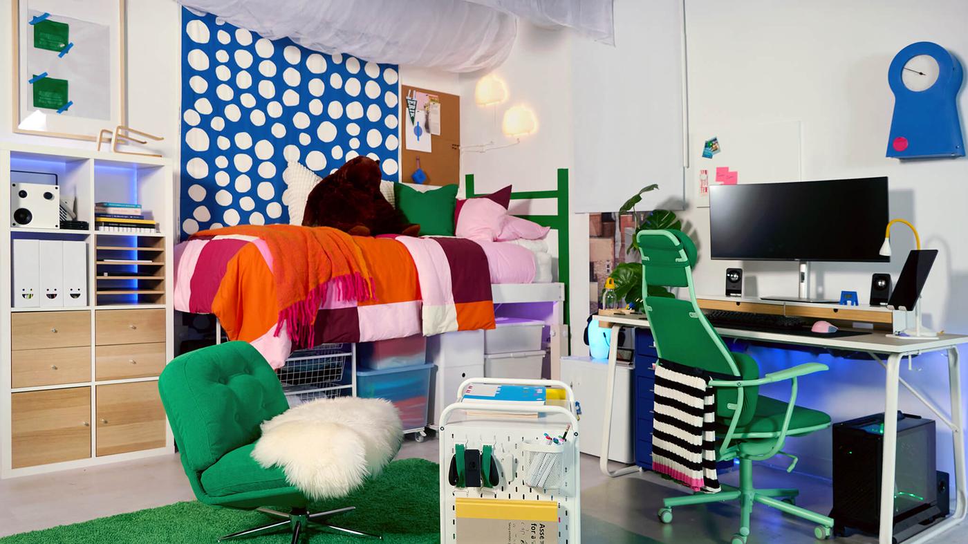 How to create a fun, organized college dorm - IKEA