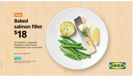 IKEA Mains Menu Australia | Restaurant Food Menu - IKEA