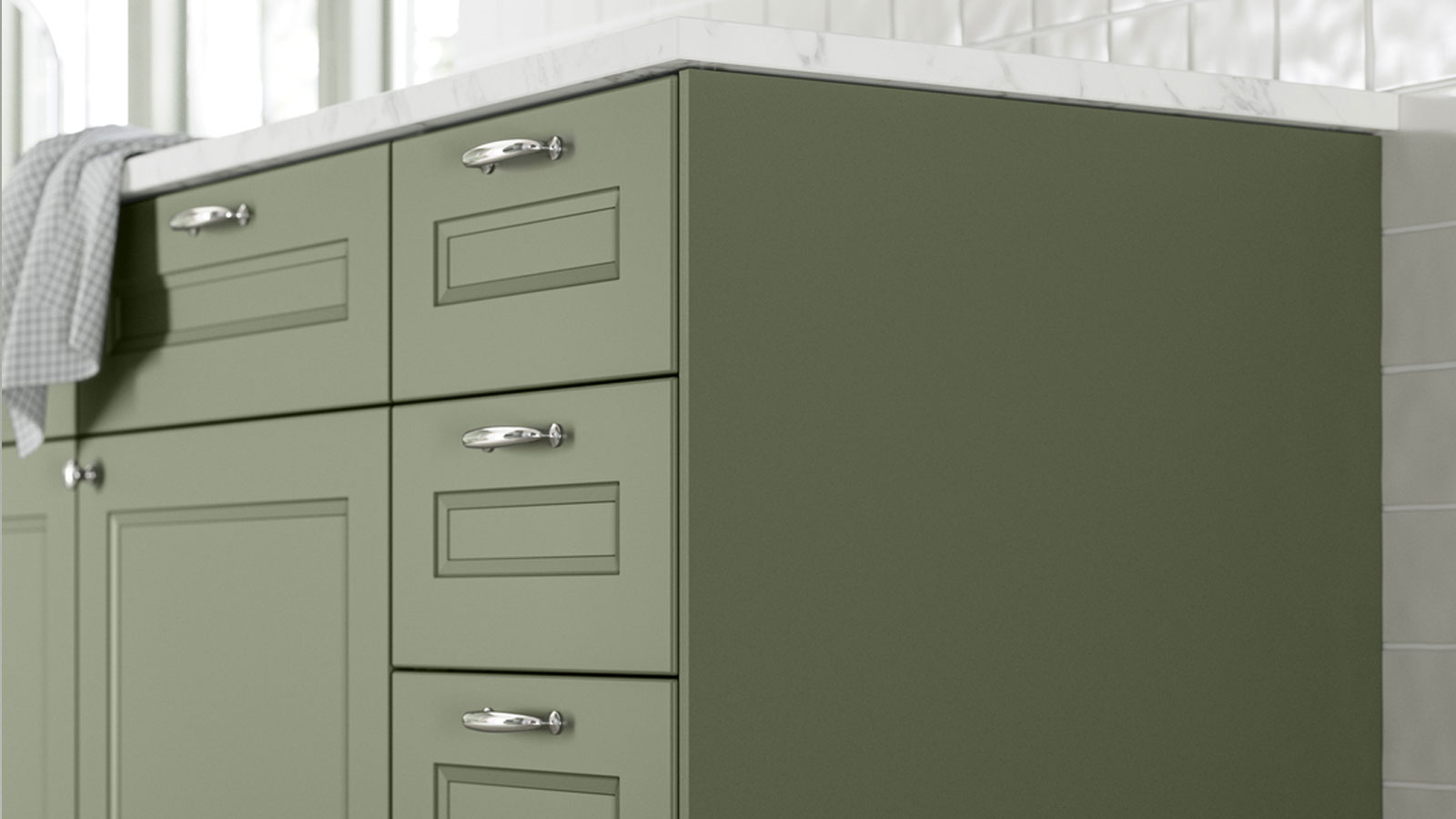 Cuisines METOD finition AXSTAD gris-vert - IKEA