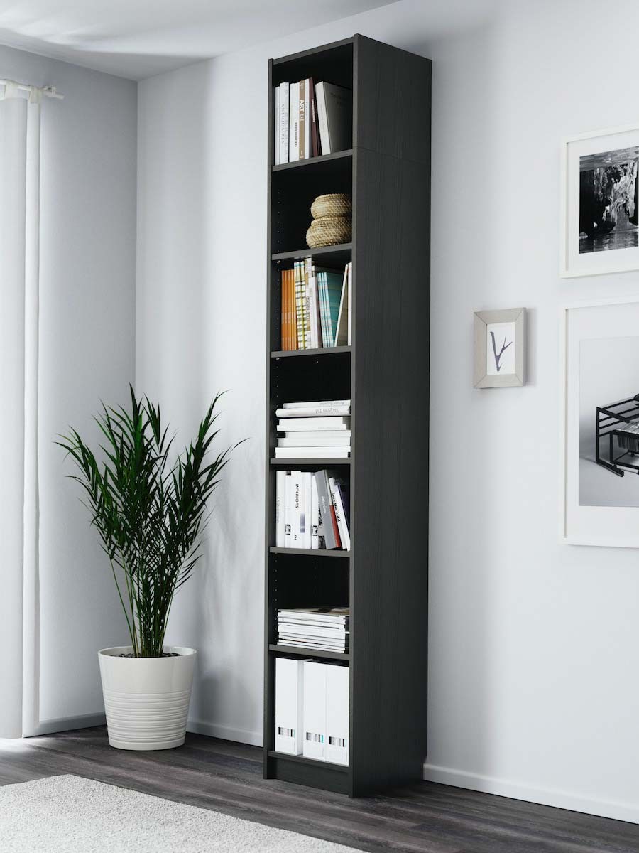 Stilvolle Ikea Billy Regal Schwarz Fotos