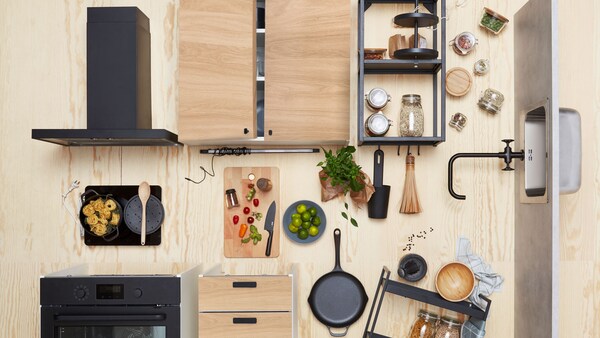 ENHET Kitchen System with Open-Storage Frames - IKEA CA