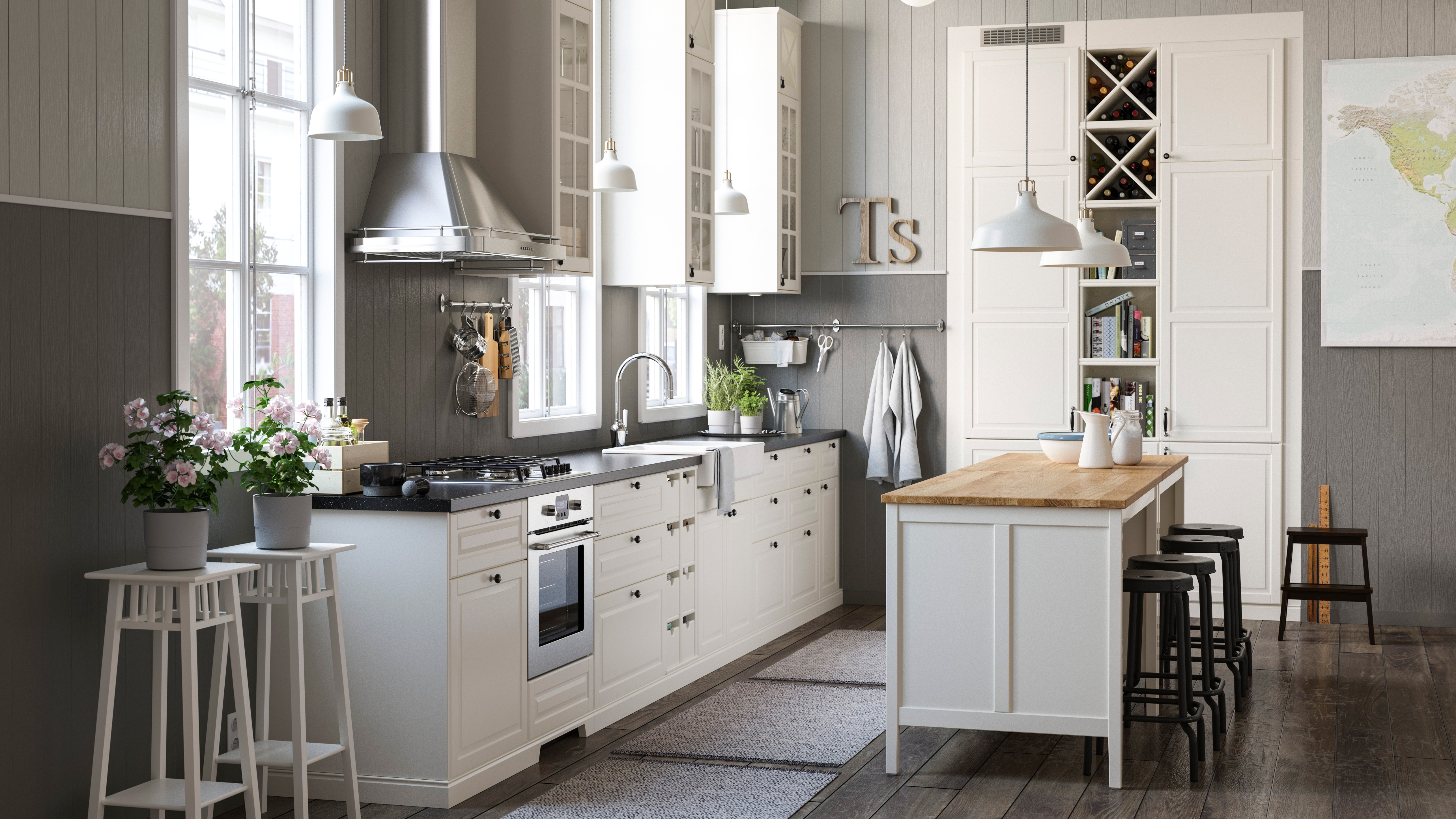 Kök - BODBYN off-white - serie i traditionell stil - IKEA