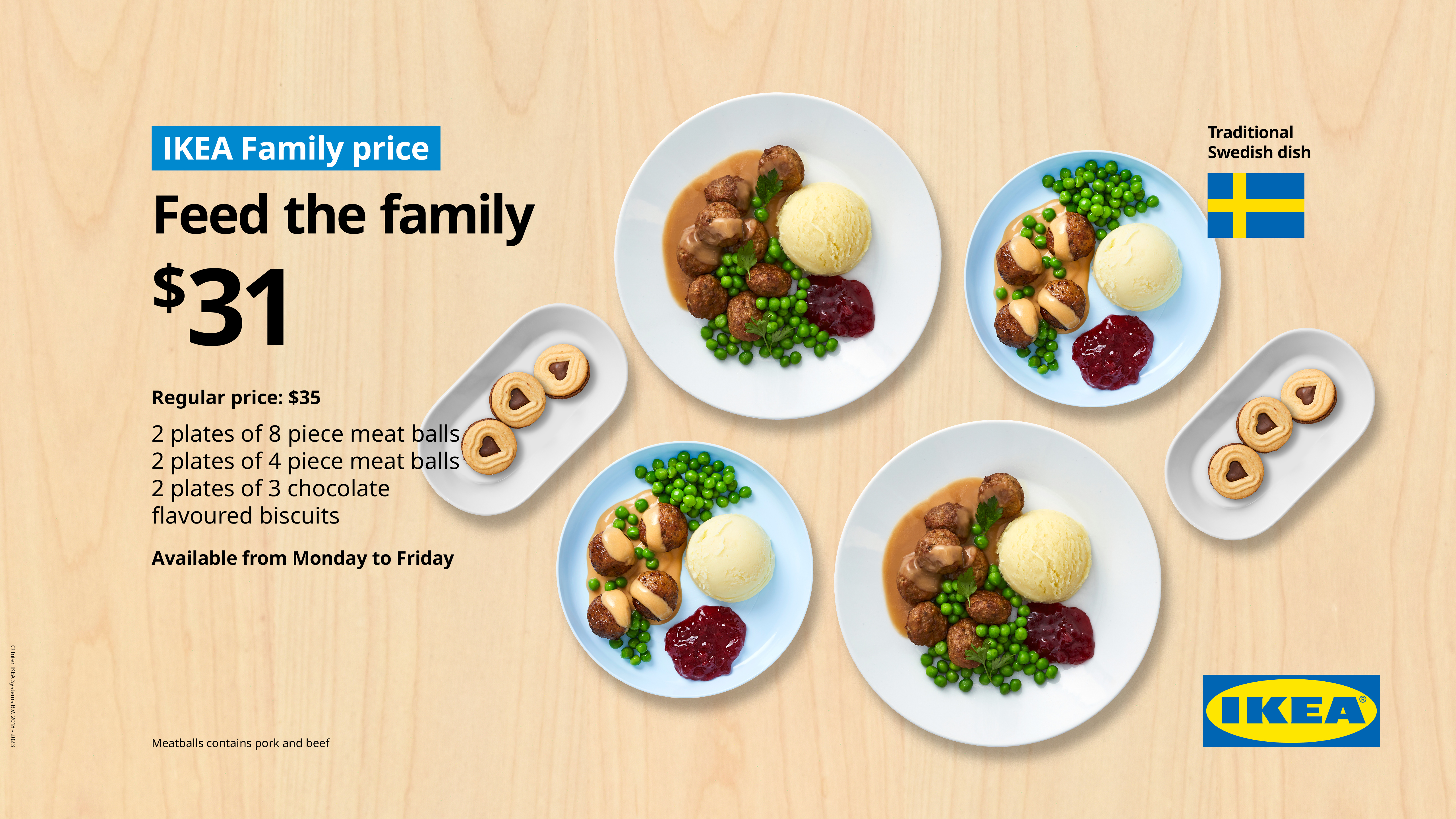 IKEA Mains Menu Australia | Restaurant Food Menu - IKEA