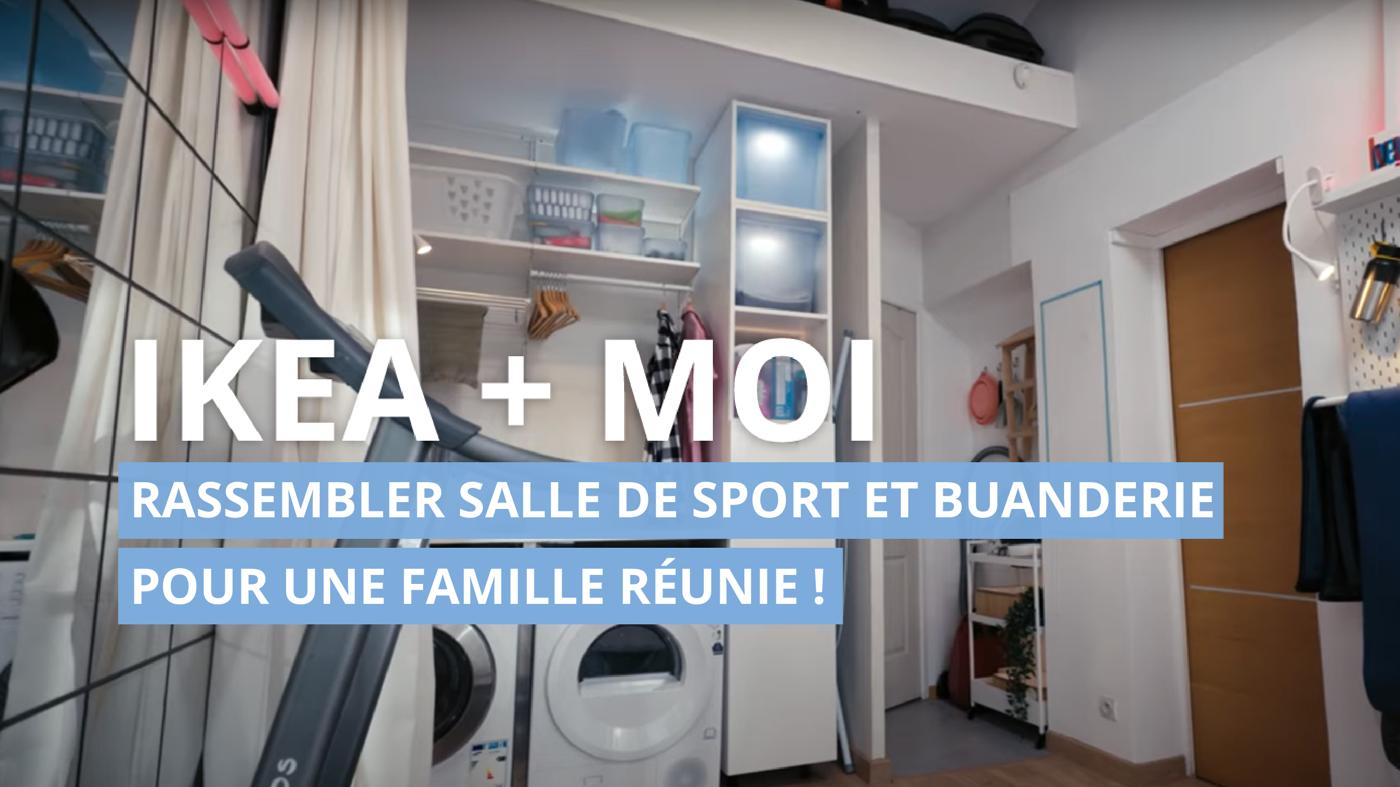 IKEA + Jean-François : allier buanderie et coin sport - IKEA