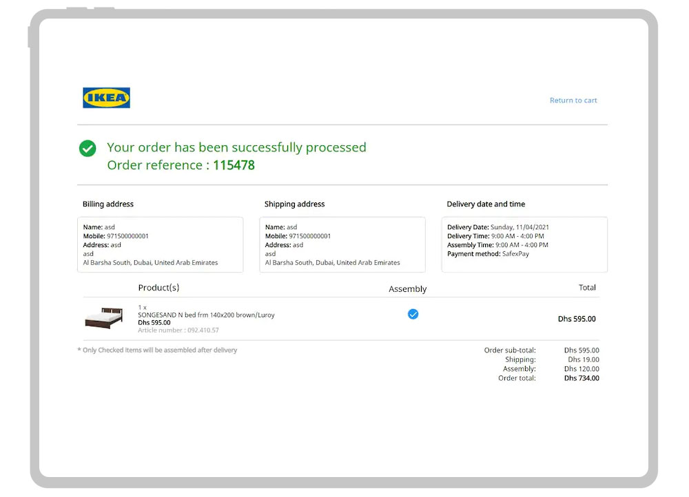 Buy now pay later - IKEA