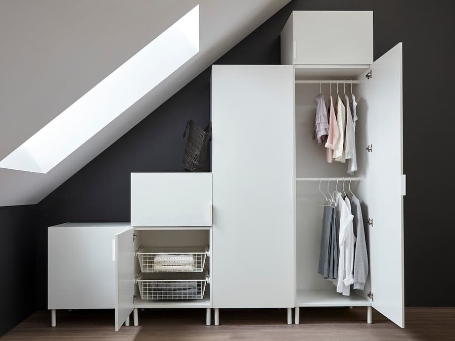 PLATSA Structure, blanc, 60x55x180 cm - IKEA