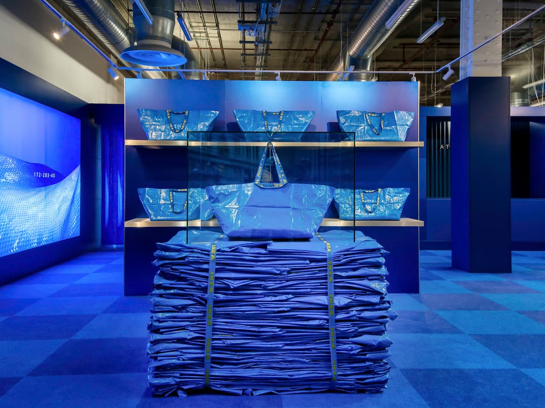 Hus of FRAKTA, a pop-up where fashion meets form - IKEA