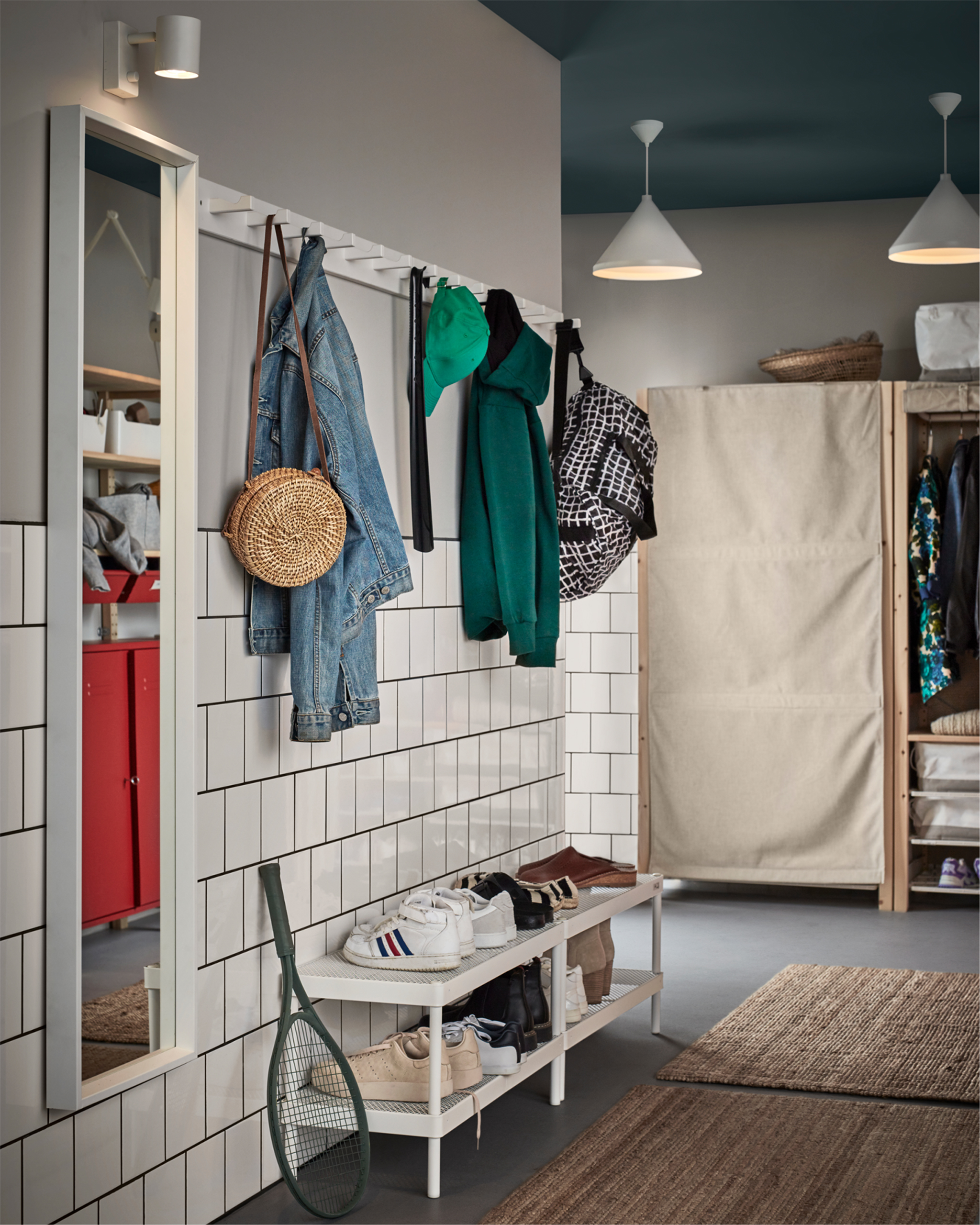 A colourful hallway with spacious storage - IKEA | IKEA Singapore