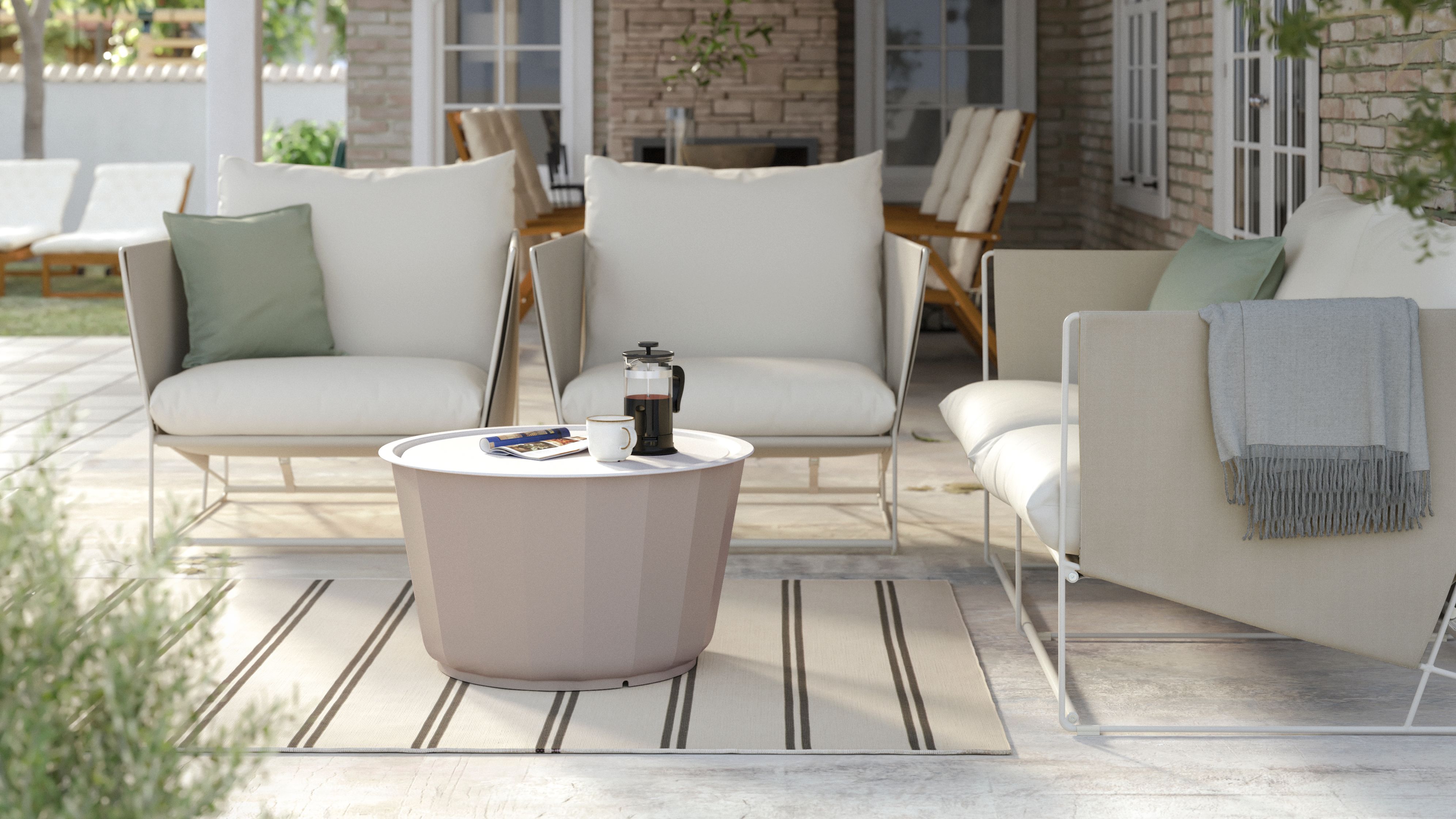 Update with new outdoor furniture - IKEA