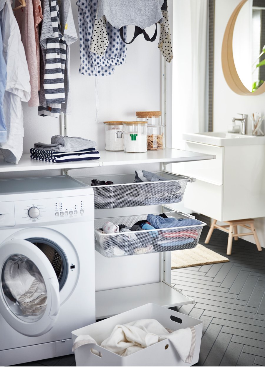 Easy and organised laundry routines - IKEA