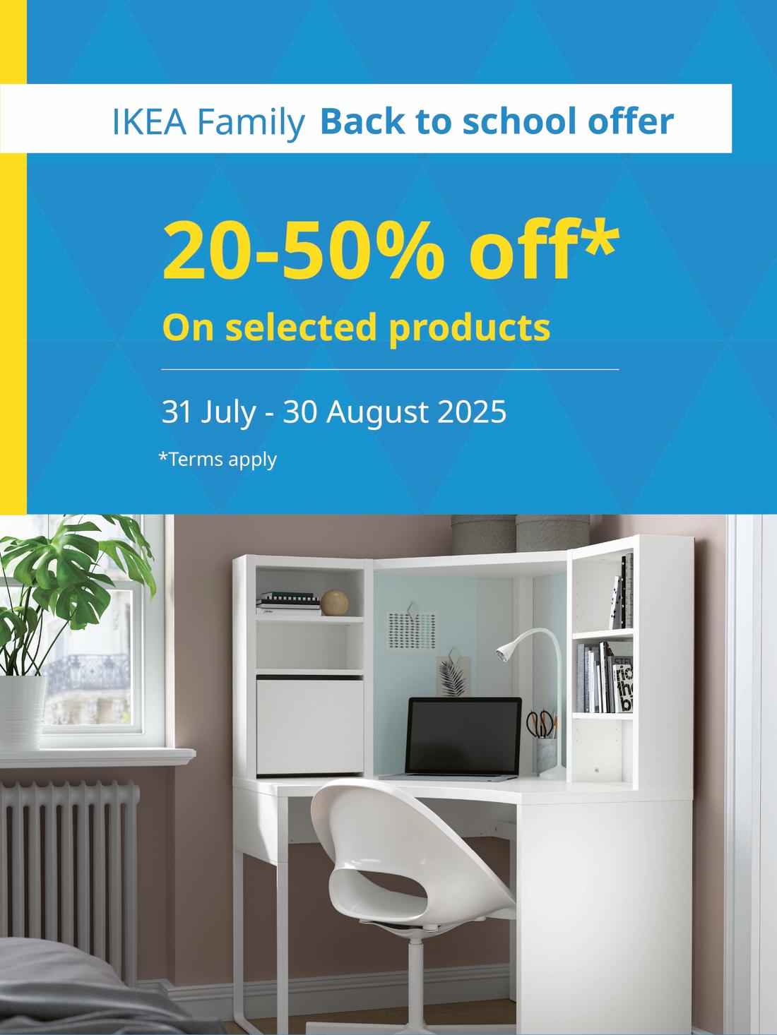 IKEA Furniture Deals: Grab Back To School Offer Now - IKEA