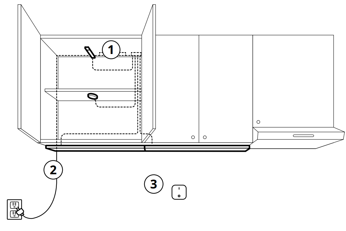 Kitchen lighting install guide - IKEA