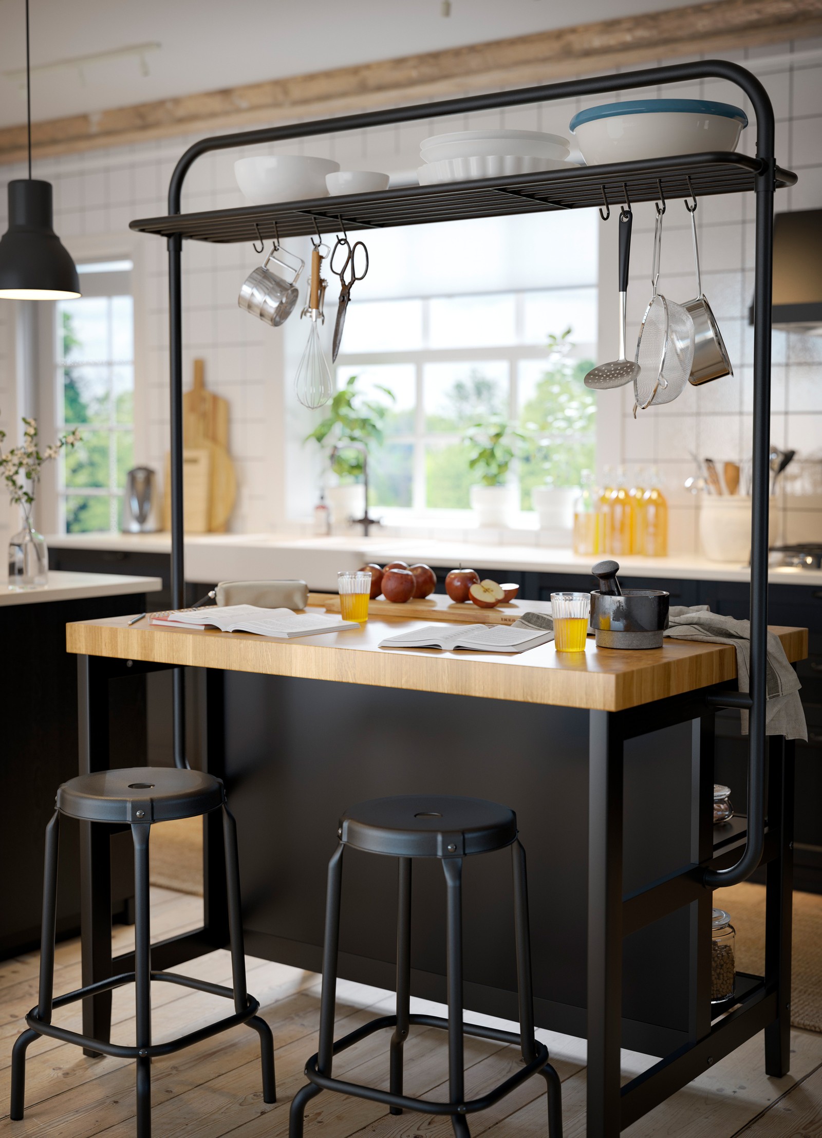 Store more with your kitchen island - IKEA