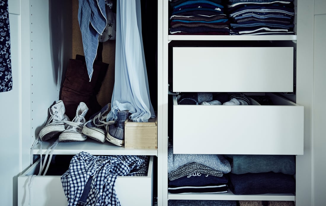 Wardrobe makeover ideas - IKEA