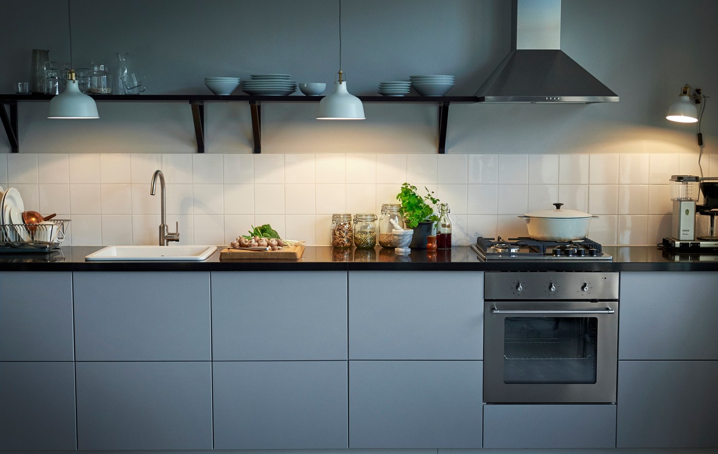 Kjøkken – VEDDINGE grå - IKEA