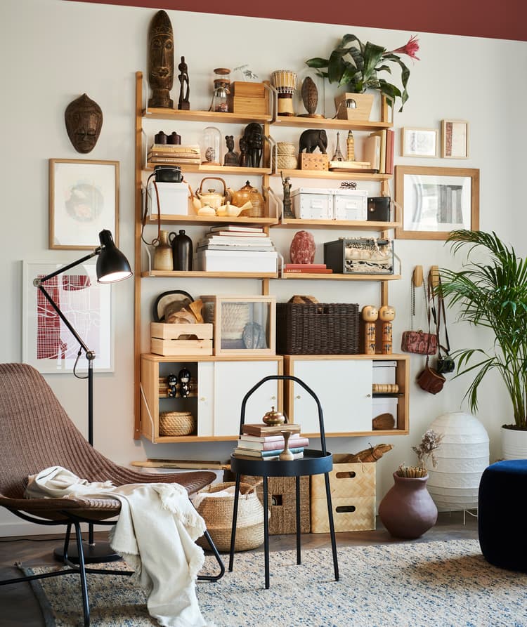 3 shelves for different interests - IKEA Australia