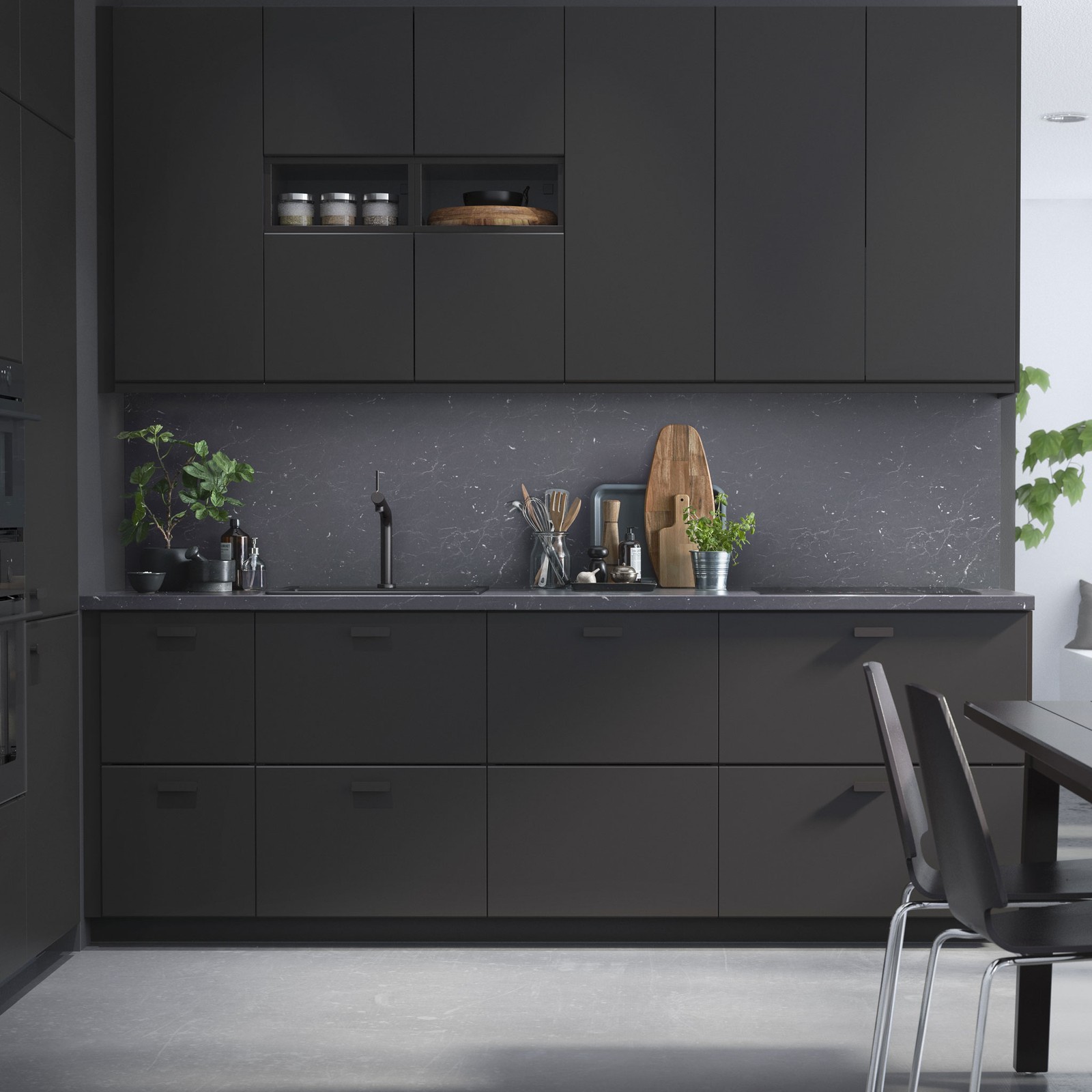 Ikea Kuche Kungsbacka Anthrazit